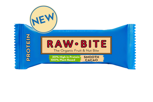 Protein Smooth Cacao (45 g bar, organic) – rawbite.com