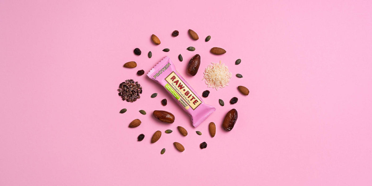 Protein Crunchy Almond (45 g bar) – rawbite.com